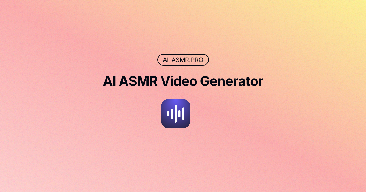 Pricing | AI ASMR Video Generator | Create Relaxing ASMR with AI